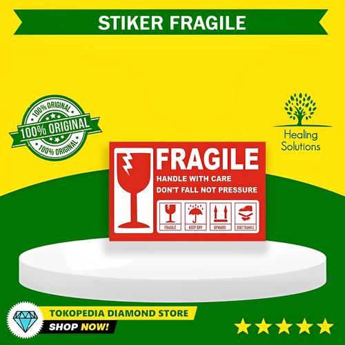 Jual Sticker Fragile Stiker Fragile Stiker Pecah Belah Label Packing ...