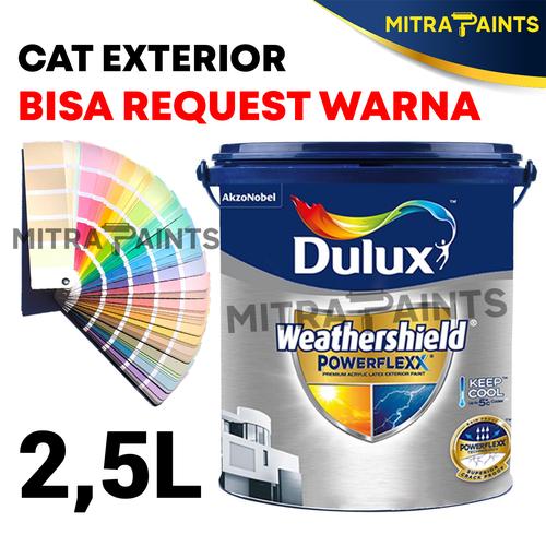 Jual DULUX WEATHERSHIELD POWERFLEXX 2,5 LITER / CAT TEMBOK EXTERIOR ...