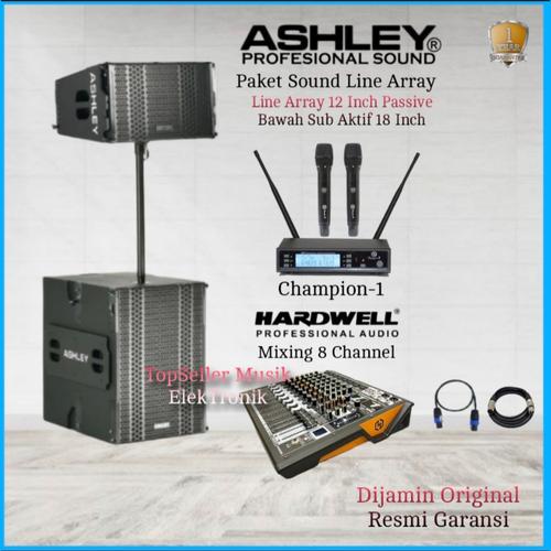 Jual Paket Sound System Ashley Line Array 12 Inch + Subwoofer 18 Inch Resmi - Jakarta Barat ...