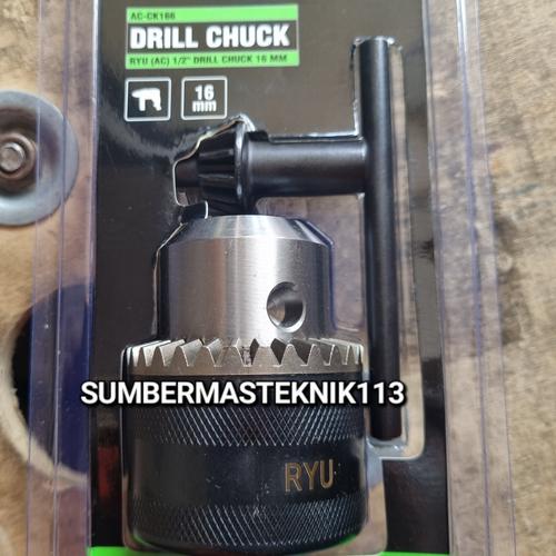 Jual KEPALA BOR 16MM DRAT 1/2" CHUCK BOR 16MM X 1/2" DRILL CHUCK 16MM ...