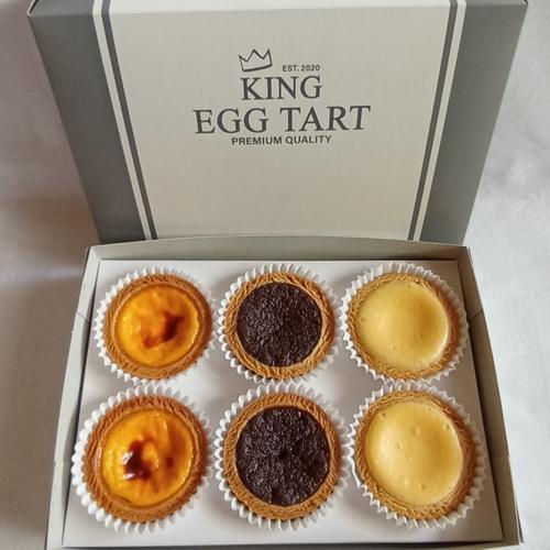 Jual king egg tart 2 cream cheese 2 chocolate 2 original - Jakarta ...