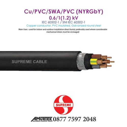 Jual NYRGBY 4x4mm SUPREME/ GBY 4 x 4mm/ KABEL TANAH/ KABEL TANAM 4x4 ...