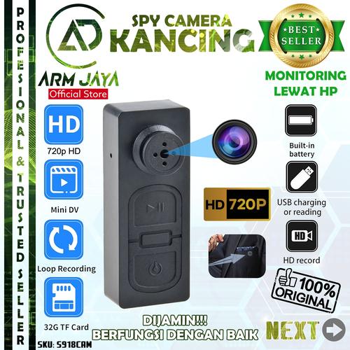 Jual KAMERA KANCING BAJU HD SPY CAM CAMERA PENGINTAI MINI TERSEMBUNYI ...