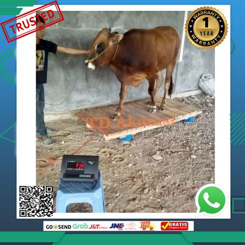 Jual TIMBANGAN SAPI 2TON / TIMBANGAN HEWAN KAMBING DOMBA / LOADBARR ...