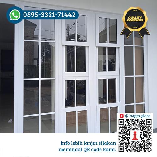 Jual UPVC kaca mati dengan jendela sliding vertical - Kota Tangerang ...