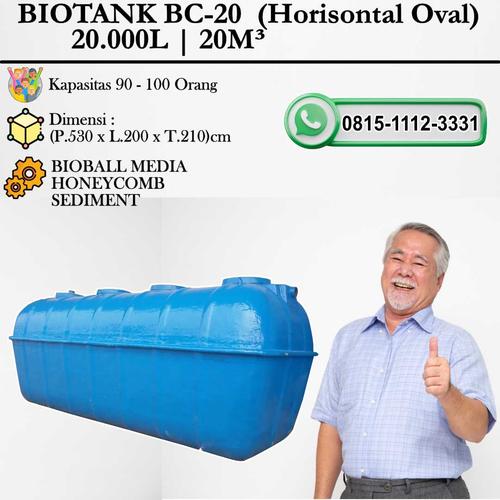Jual Septictank Biotank Biotech Kapasitas 20000 Liter 20M3 / Biofil ...