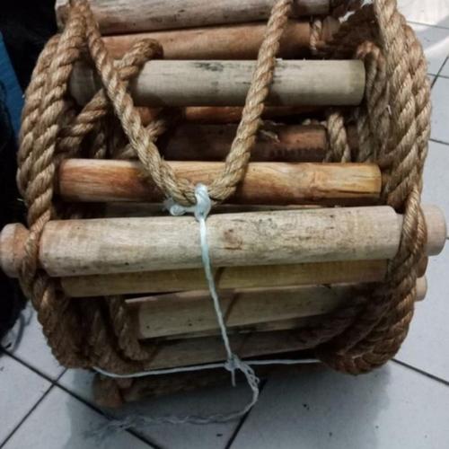 Jual TANGGA DARURAT / TANGGA MONYET / TANGGA TALI MANILA COKLAT ...