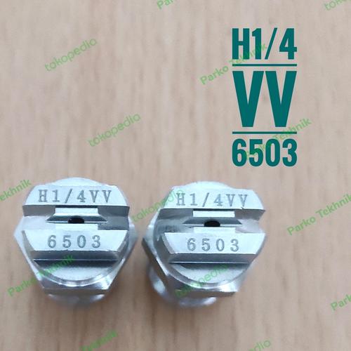 Promo Nozzle V Jet Stainless 1/4 (6503) / Water Flat Fan Vee Jet Spray ...