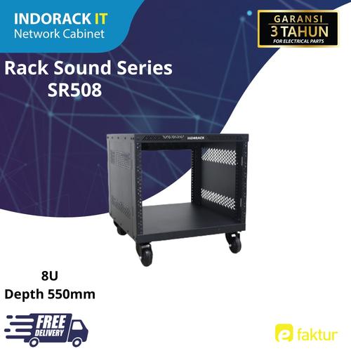 Promo Rack Audio 8U Depth 550mm Rak Audio Sound System SR508 INDORACK ...