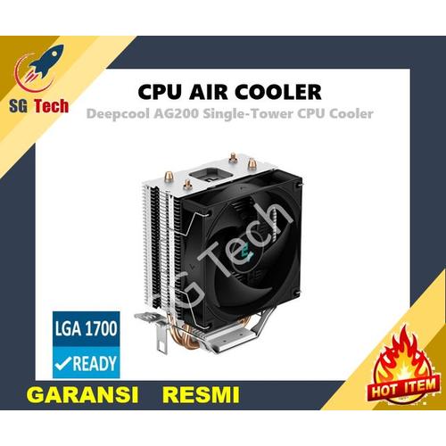 Jual AIR CPU COOLER Deepcool AG200 Single-Tower CPU Cooler - Jakarta ...