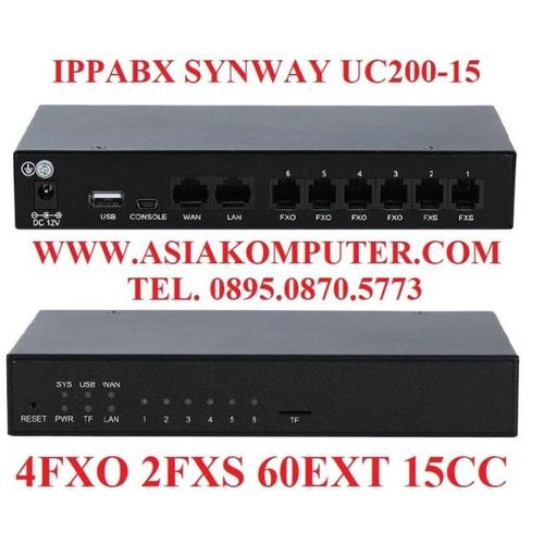 Jual EL IPPBX Synway UC200-15 IPPABX IP PABX PBX mirip Yeastar S20 S50 ...