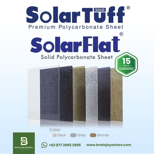 Jual SolarFlat 1.2mm Solar Flat Solartuff Solid Solar Tuff Atap 1 Roll ...