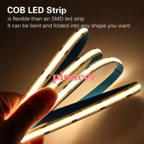 Jual lampu led strip cob dc 12v 5meter 5m. strip light COB dc 12v ...