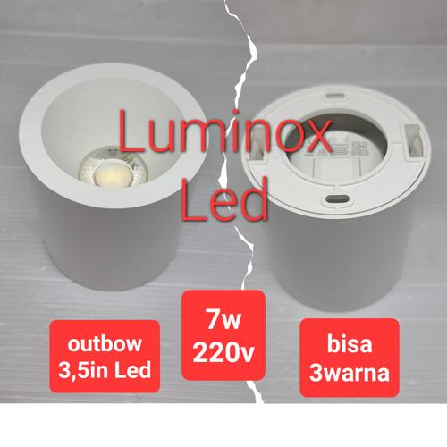 Jual spotlight outbow ob 7watt 7w 7 watt cob nempel plafon ceiling 220v ...