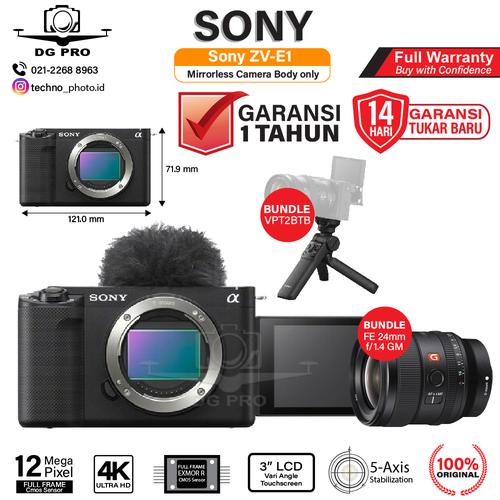 Jual Sony ZV-E1 Body Only Mirrorless Camera - ZVE1 w/ Lensa + VPT2BT ...