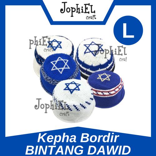 Jual [READY] Kippah / kepha rajut handmade Kepha bordir BNTG DAWID L - P - Kota Magelang ...