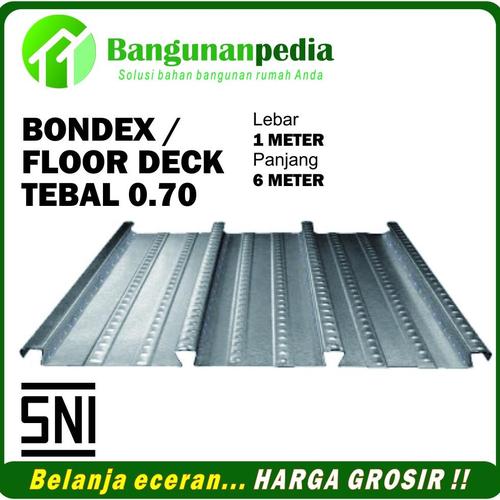 Jual Bondek Bondex Floordeck Bondek Cor REAL Harga Per Lembar Panjang 6 ...