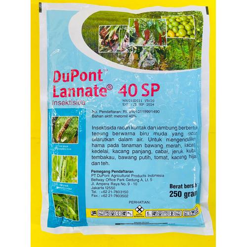 Jual Insektisida Dupont LANNATE 40SP biru . Isi 500gr B.A Metomil ...