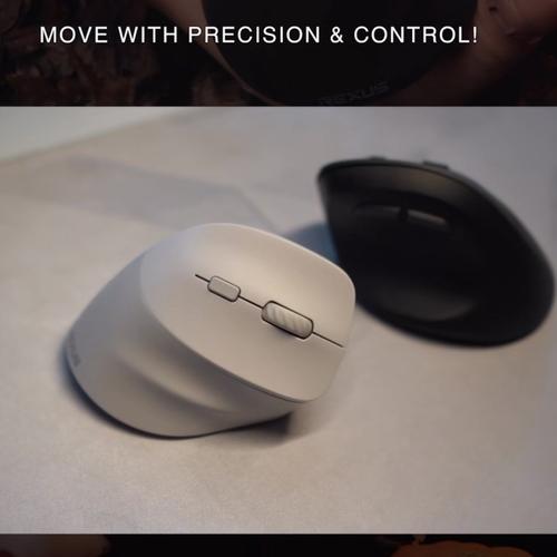 Jual Rexus Clif Vertical Mouse Wireless Bluetooth Dual Connection ...
