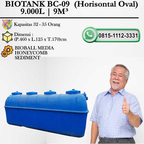 Jual Septictank Biotank Biotech Kapasitas 9000 Ltr 9m3 / Biofil Biotank ...