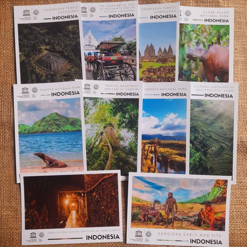 Jual Kartu Pos / Postcard / Postcrossing Indonesia - unesco whs ...