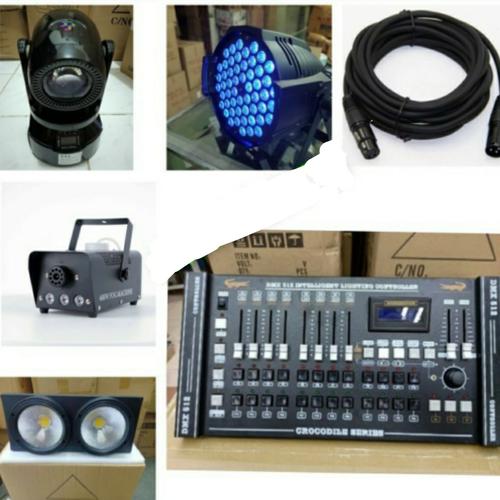 Jual paket lighting beam 100w fresnel 200w parled 54 fullcolor ...