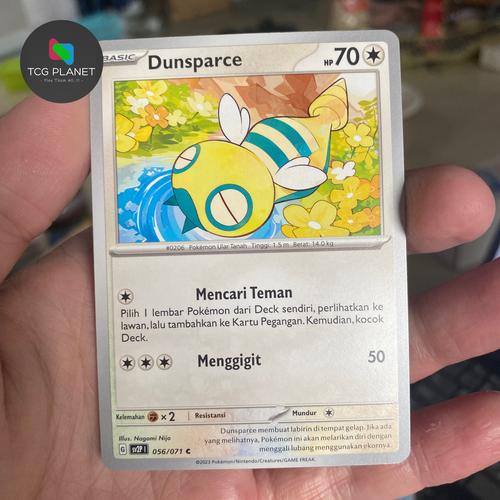 Jual Dunsparce 056/071 C sv2P Kartu Pokemon TCG Indonesia Letusan Tanah ...