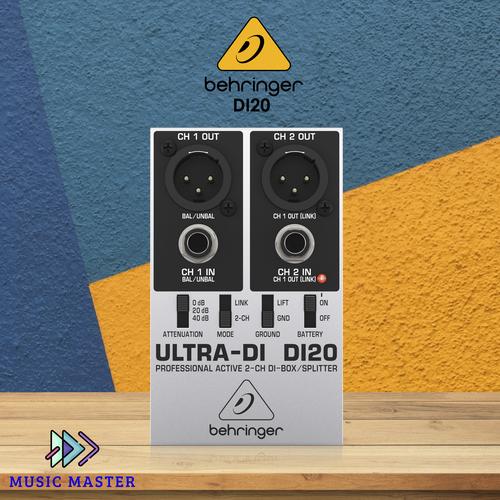 Jual Behringer DI20 / DI-20 Professional Active 2 Channel DI-Box ...