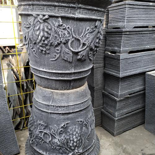 Jual pot bunga cor gambar anggur ukuran Tinggi 70 cm Diameter 70 cm ...
