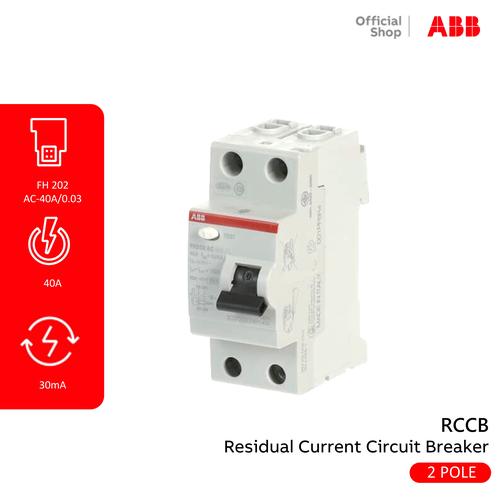 Jual ABB ELCB/RCCB 2P 40A 30mA FH202 AC-40 0.03 FH 202 2CSF202006R1400 - Jakarta Pusat - Adzani ...