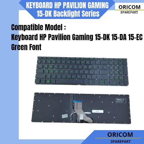 Jual Keyboard HP Pavilion Gaming 15 DK Series Hijau Backlight - Kota ...