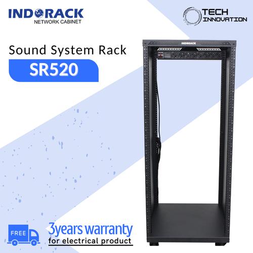 Jual INDORACK Audio Rack 20U Depth 550mm Sound System Rack Audio Rak ...