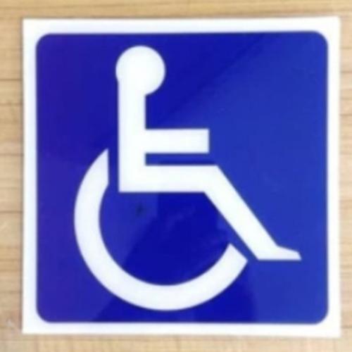 Jual stiker DISABILITAS 20X20CM sign rambu k3 - Jakarta Utara - SGG ...