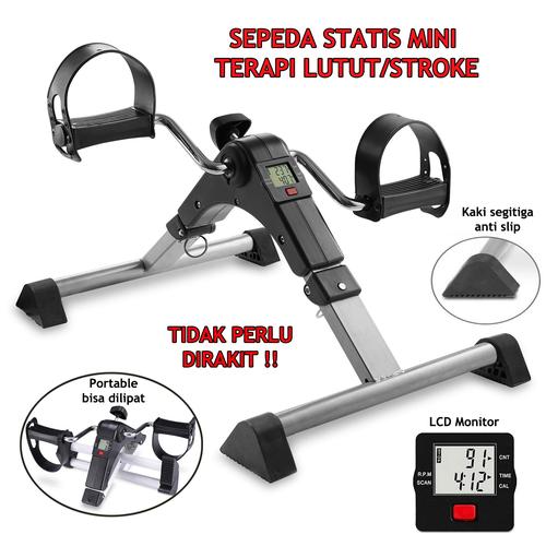 Jual SEPEDA STATIS MINI PORTABLE TERAPI KAKI SENDI TULANG LUTUT STROKE ...
