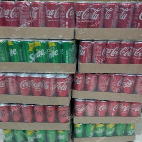 Jual Coca Cola Sprite Fanta Coca Cola Zero Aw Kaleng 250 Ml Per Dus Isi ...