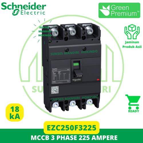 Promo MCCB 3 Phase 225 Ampere 3P 225A OriginalSNI Schneider EasyPact ...