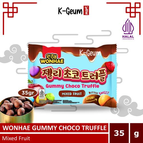 Promo Mujigae Wonhae Gummy Choco Truffle Mixed Fruit Korea Halal 35gr ...