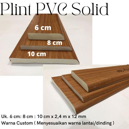 Jual list lantai plint pvc solid | skirting dinding pvc solid warna ...