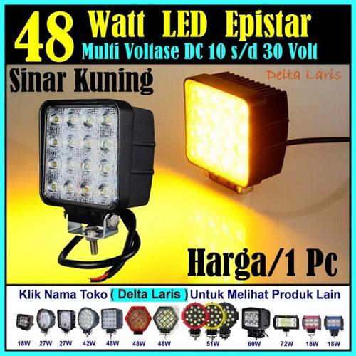 Jual Lampu LED SINAR KUNING Excavator beko LOADER komatsu caterpillar ...