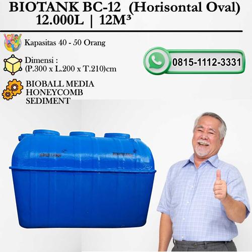 Jual Septictank Biotank Biotech Kapasitas 12000 Ltr 12m3 / Biofil ...