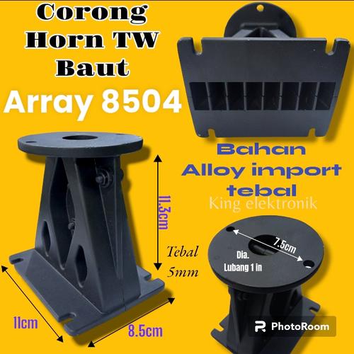 Jual corong horn tweeter line array 8504 alloy import ( 11cm x 8.5cm ...
