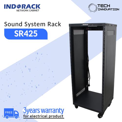 Jual INDORACK Audio Rack 25U Depth 450mm Sound System Rack Audio Rak ...