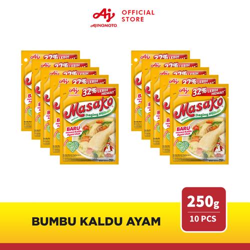 Jual Masako Bumbu Kaldu Ayam Penyedap Rasa 250 gram (10pcs) - Kota ...