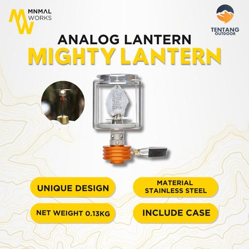Jual MINIMAL WORKS Mighty Lantern Lampu Minimalis Lentera Camping ...