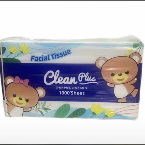 Jual Tisue Facial Clean Plus 1000 lembar, halus,putih bersih - Kota ...