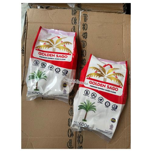 Jual Sagu Rumbiak Asli Bangka 600gr / Sagu Rumbia Golden Sago Premium ...