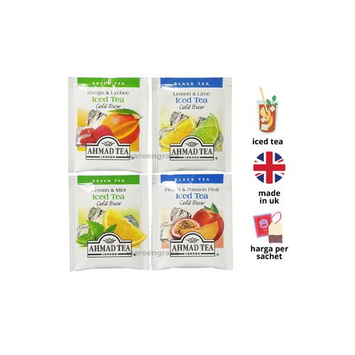 Jual Ahmad Iced Tea - Sachet - Es Teh Rasa Buah - Lemon & Mint ...