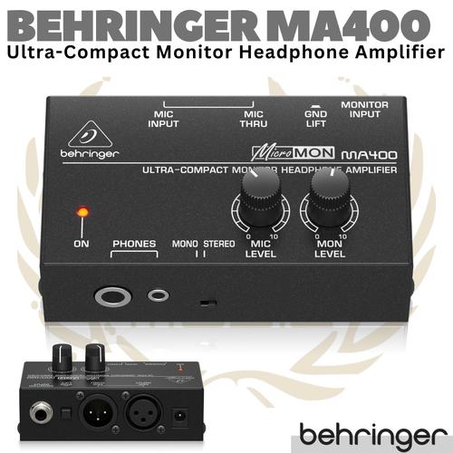 Promo BEHRINGER MICROMON MA400 Ultra Compact Monitor Headphone ...