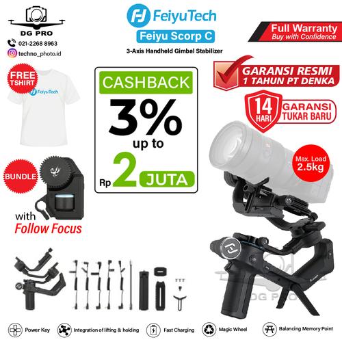 Jual Feiyu SCORP-C 3-Axis Gimbal Stabilizer Bundle with Follow Focus - SINGLE - Jakarta Pusat ...