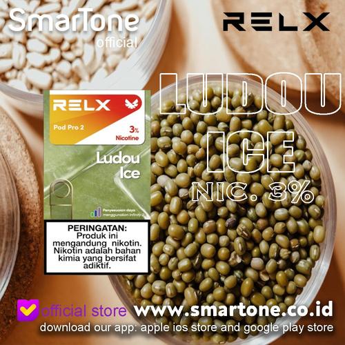 Promo RELX SATUAN POD PRO INFINITY ESSENTIAL LUDOU ICE / KACANG HIJAU ...